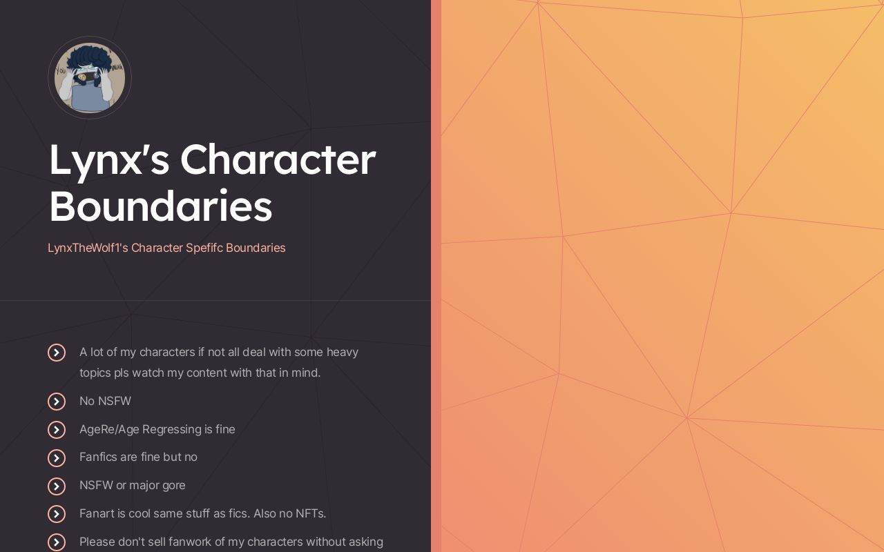 Lynx's Character Boundaries